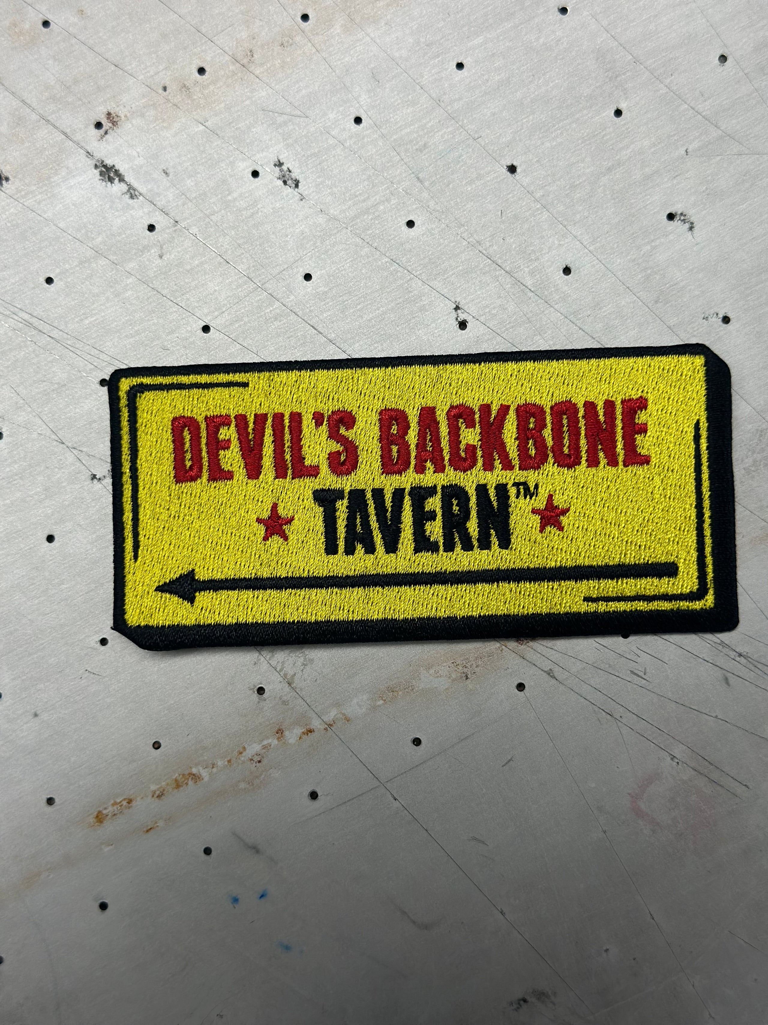 Tavern Sign Patch | Devils Backbone Tavern Shop